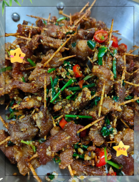 自制牙签肉的做法_牙签肉怎么腌制才入味-第3张图片-山城妙识