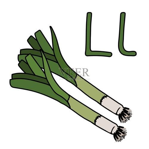 韭菜图片卡通_韭菜卡通形象怎么画-第1张图片-山城妙识