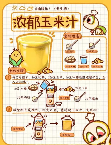 怎么打玉米汁好喝_玉米汁怎么榨才香浓-第1张图片-山城妙识
