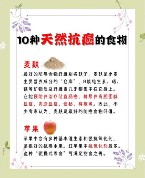 防癌抗癌的食物有哪些_哪些食物能预防癌症-第1张图片-山城妙识