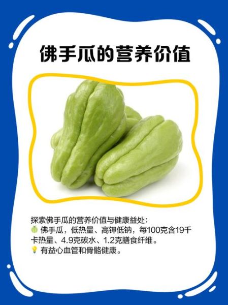 佛手瓜的功效与作用_佛手瓜的禁忌有哪些-第3张图片-山城妙识 佛手瓜的功效与作用_佛手瓜的禁忌有哪些-第3张图片-山城妙识