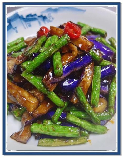 豇豆炒茄子怎么做好吃_豇豆炒茄子先炒哪个-第1张图片-山城妙识