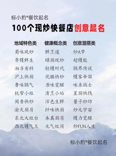 炒饭名字大全_有哪些好听又吸睛的炒饭店名-第1张图片-山城妙识