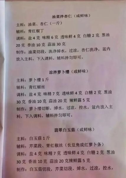 凉菜怎么做才好吃_凉菜调料配方大全-第1张图片-山城妙识