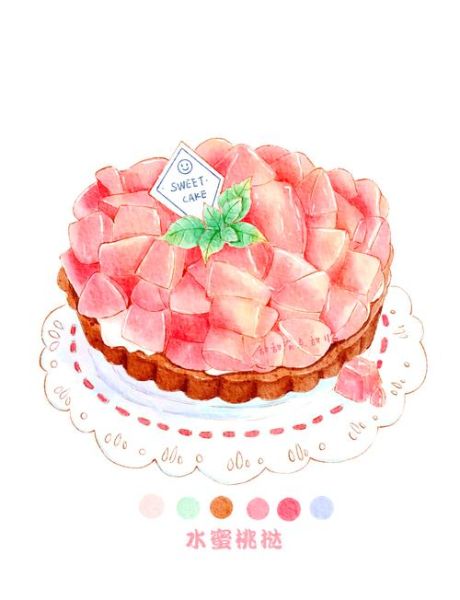 蛋挞图片卡通怎么画_卡通蛋挞简笔画教程-第3张图片-山城妙识