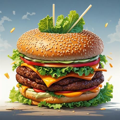 汉堡图片大全高清图片_哪里下载无水印素材-第2张图片-山城妙识