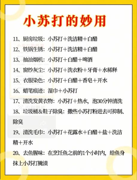 苏打和小苏打的区别_苏打和小苏打的用途有哪些-第2张图片-山城妙识