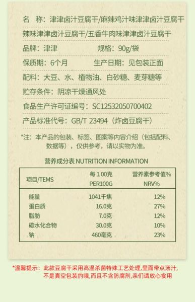 卤豆腐干热量高吗_减肥能吃吗-第2张图片-山城妙识