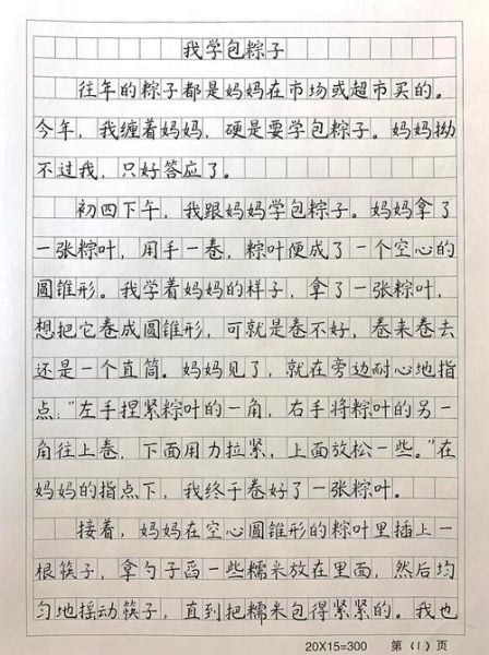 学包粽子作文怎么写_包粽子的步骤有哪些-第1张图片-山城妙识