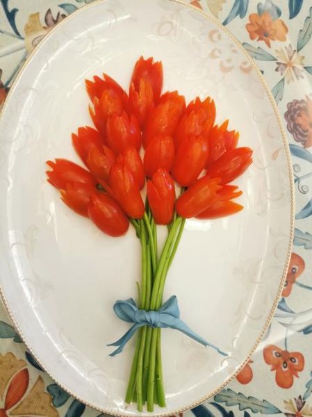 简单创意水果拼盘图片_怎么摆盘好看-第1张图片-山城妙识