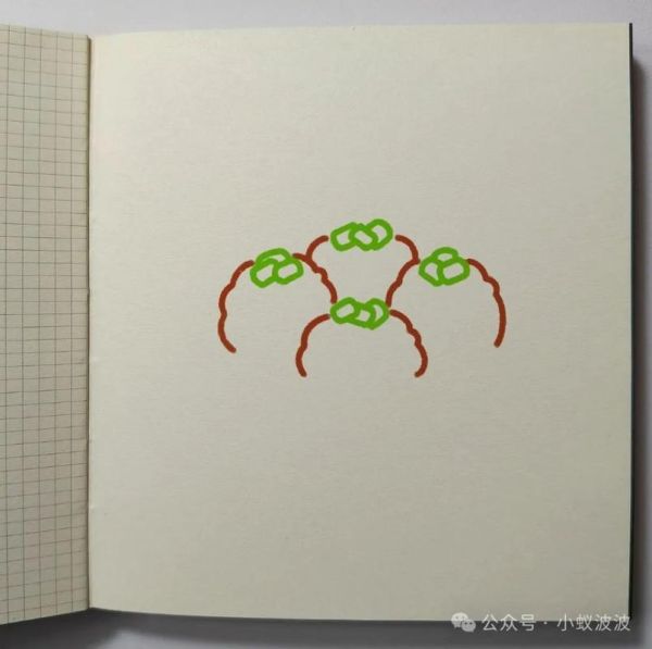 红烧狮子头简笔画怎么画_红烧狮子头简笔画步骤-第3张图片-山城妙识