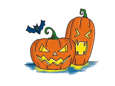 南瓜灯图片画法_零基础怎么画-第2张图片-山城妙识