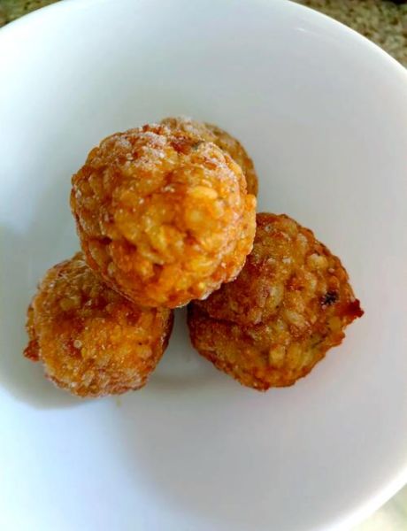 油炸糯米肉丸子怎么做_家常做法窍门-第1张图片-山城妙识