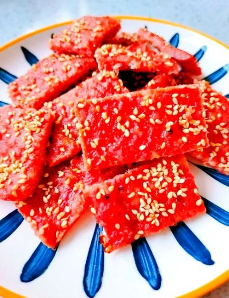 猪肉脯怎么做_自制猪肉脯需要哪些材料-第1张图片-山城妙识