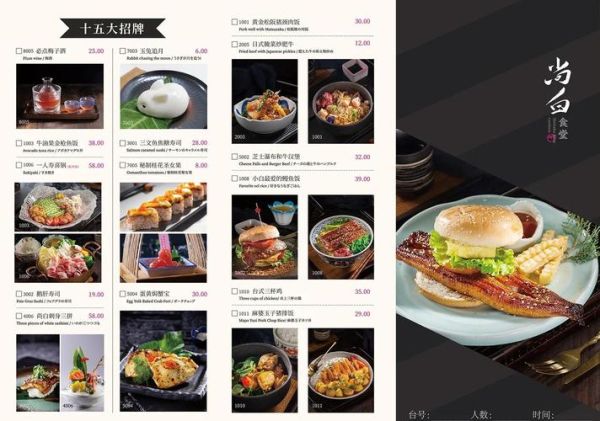 饭店菜谱怎么设计排版_菜谱设计如何提升点餐率-第2张图片-山城妙识