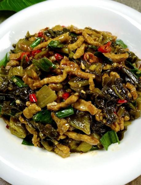 咸菜炒肉丝怎么炒才好吃_咸菜炒肉丝的家常做法-第1张图片-山城妙识 咸菜炒肉丝怎么炒才好吃_咸菜炒肉丝的家常做法-第1张图片-山城妙识