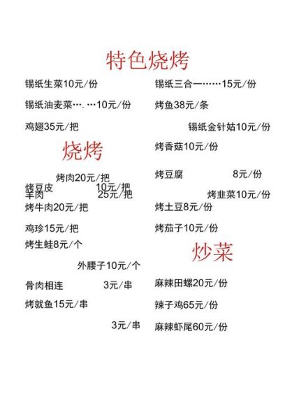 菜单模板下载_如何快速套用-第3张图片-山城妙识 菜单模板下载_如何快速套用-第3张图片-山城妙识