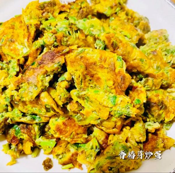 香椿炒鸡蛋怎么做_香椿炒鸡蛋做法视频-第3张图片-山城妙识