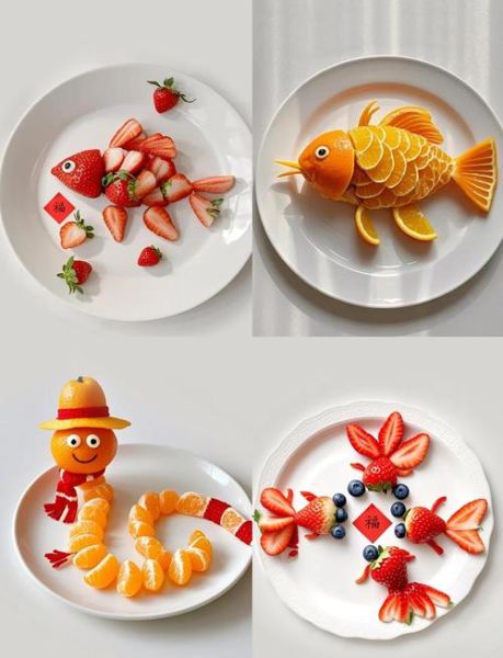 创意水果拼盘图片大全大图_怎么摆盘好看-第1张图片-山城妙识