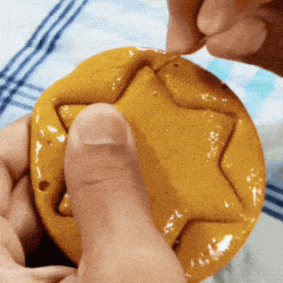 鱿鱼游戏糖饼怎么抠_鱿鱼游戏糖饼图案大全-第2张图片-山城妙识