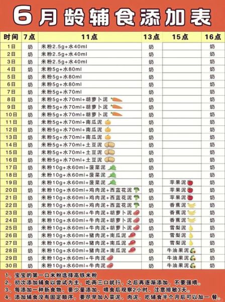 婴儿辅食添加顺序_6到12个月宝宝吃什么-第2张图片-山城妙识