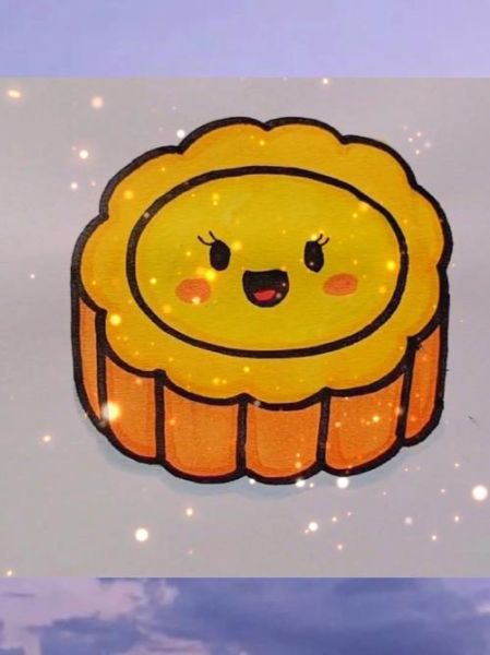 儿童画月饼简单漂亮_怎么画-第2张图片-山城妙识