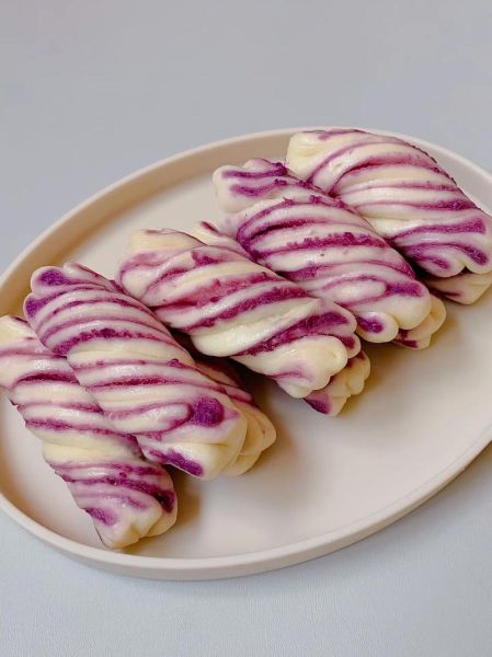 紫薯花卷的做法大全_紫薯花卷怎么蒸才松软-第1张图片-山城妙识