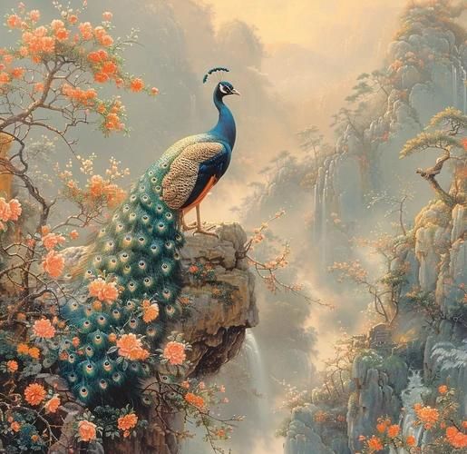 孔雀开屏寓意什么_孔雀开屏象征什么-第3张图片-山城妙识