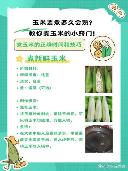 怎样煮玉米棒最好吃_玉米棒煮多久才甜-第2张图片-山城妙识