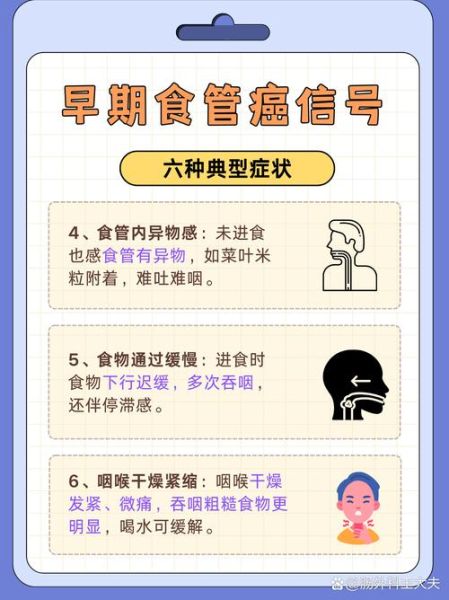 食道癌早期15种征兆有哪些_食道癌早期能治好吗-第2张图片-山城妙识