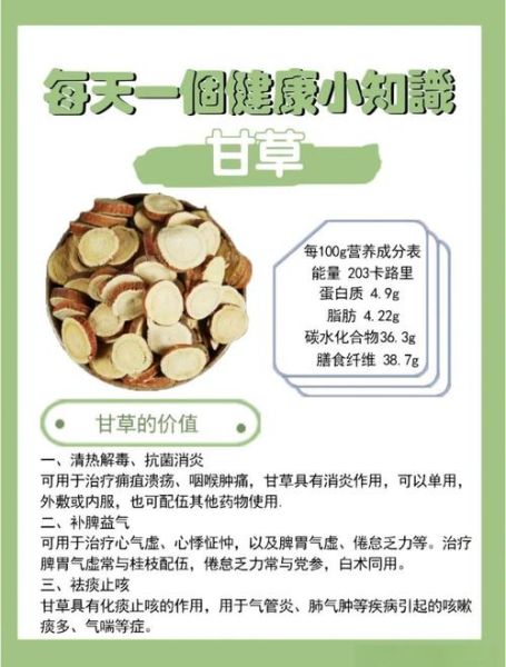 甘草的功效与作用及禁忌是什么_甘草泡水喝的禁忌-第1张图片-山城妙识