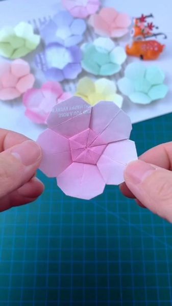 儿童手工花朵制作方法_如何用彩纸做立体花-第1张图片-山城妙识