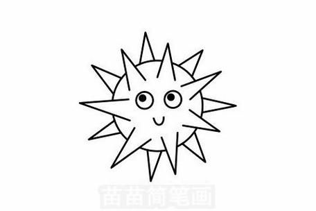海胆卡通图片怎么画_海胆卡通素材哪里找-第3张图片-山城妙识