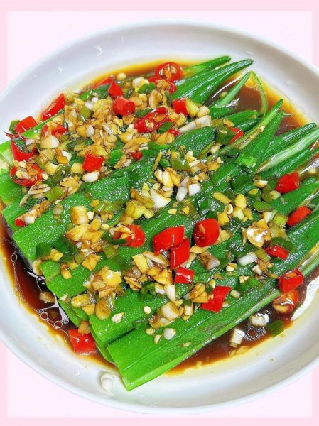 凉拌秋葵汁怎么调_秋葵凉拌汁做法大全-第3张图片-山城妙识