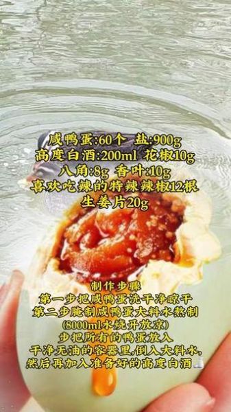 腌制鸭蛋放多少盐_咸鸭蛋盐比例是多少-第1张图片-山城妙识