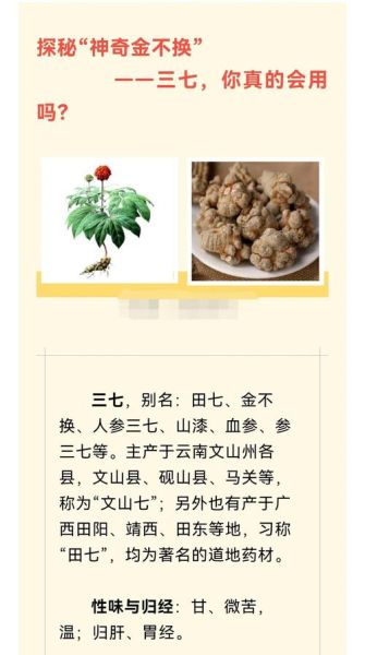 田七和三七有什么区别吗_田七与三七功效差异-第3张图片-山城妙识