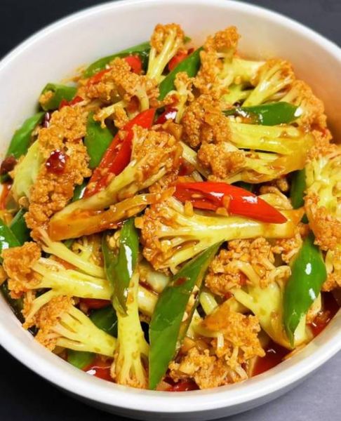 干锅花菜怎么做_干锅花菜不放肉的做法-第2张图片-山城妙识