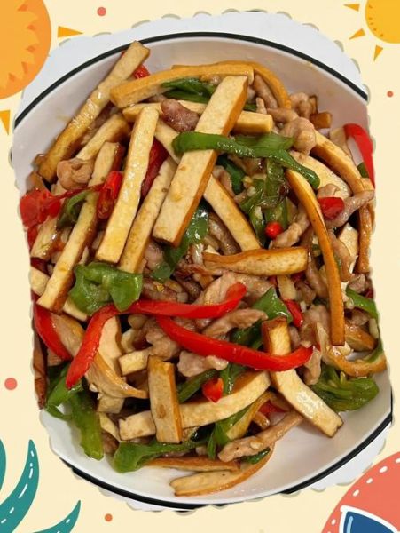 青椒炒香干怎么炒好吃_香干炒青椒的家常做法-第2张图片-山城妙识