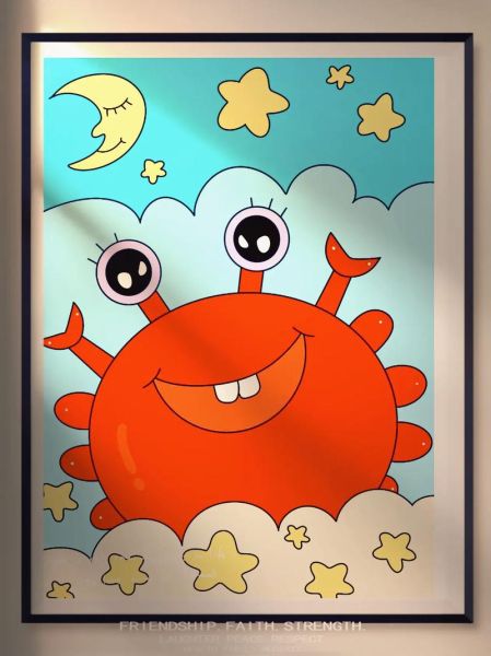 螃蟹简笔画怎么画_螃蟹涂色用什么颜色-第2张图片-山城妙识