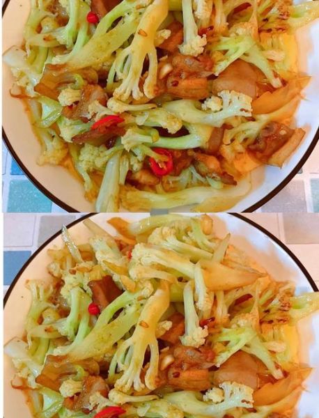 干煸菜花五花肉怎么做_干煸菜花五花肉用焯水吗-第3张图片-山城妙识