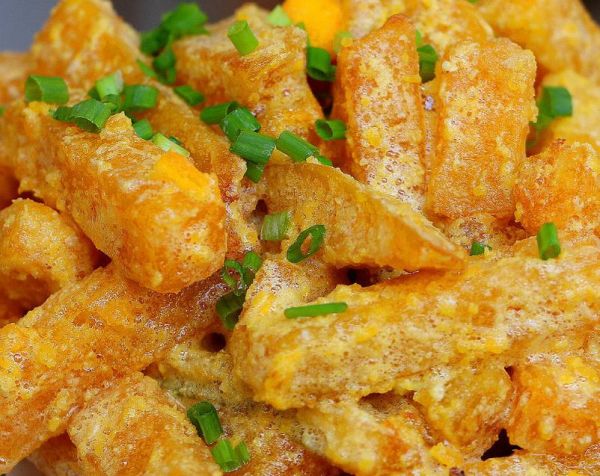 南瓜咸蛋黄怎么做_正宗做法视频步骤-第2张图片-山城妙识