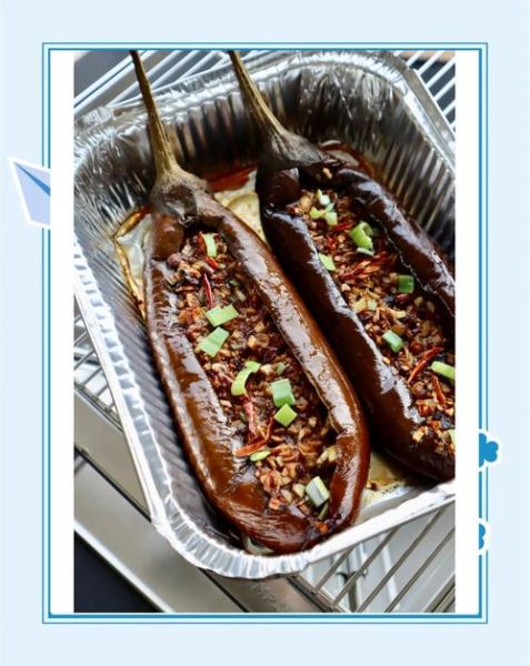 烧烤茄子怎么做_烤茄子不糊皮技巧-第3张图片-山城妙识