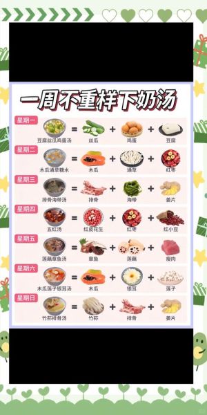 催奶食谱大全及做法_哺乳期吃什么下奶最快-第2张图片-山城妙识