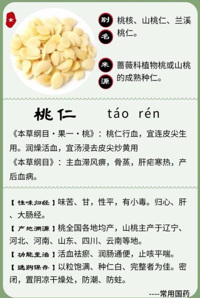 桃仁的功效与作用_桃仁的副作用有哪些-第1张图片-山城妙识