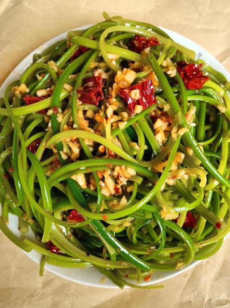 糖醋腌蒜薹的做法_能保存多久-第3张图片-山城妙识