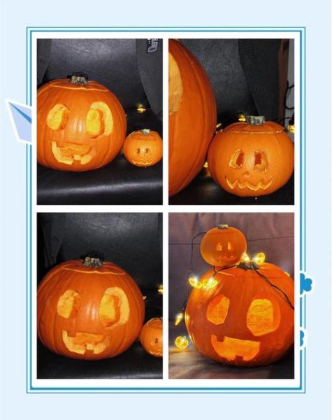 可爱南瓜灯图片_如何手工制作-第3张图片-山城妙识