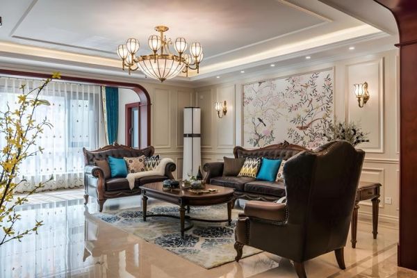 美式装修风格样板房_如何打造经典美式空间-第1张图片-山城妙识