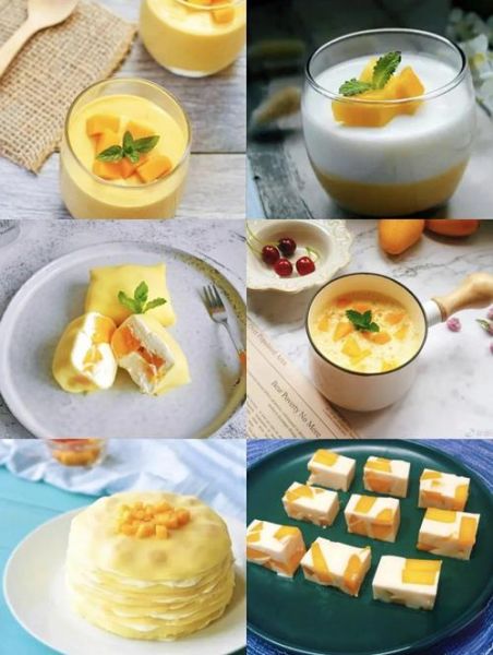芒果甜品最简单的做法_不用烤箱怎么做-第1张图片-山城妙识