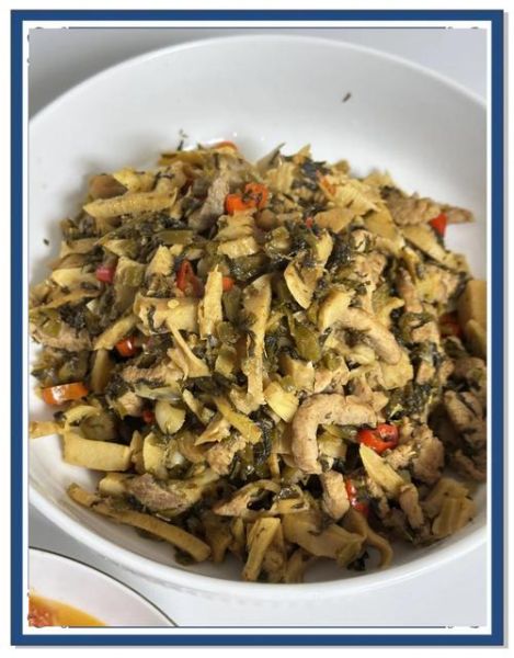 雪菜肉丝怎么炒好吃_雪菜炒肉丝的家常做法-第3张图片-山城妙识