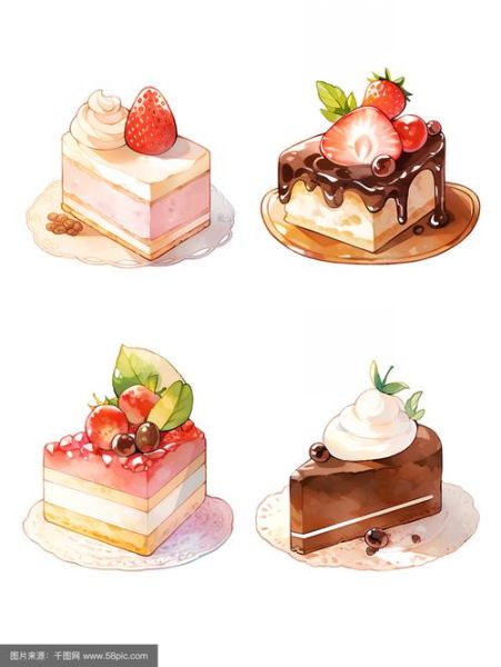 卡通糕点图片怎么画_卡通蛋糕图片素材哪里找-第2张图片-山城妙识
